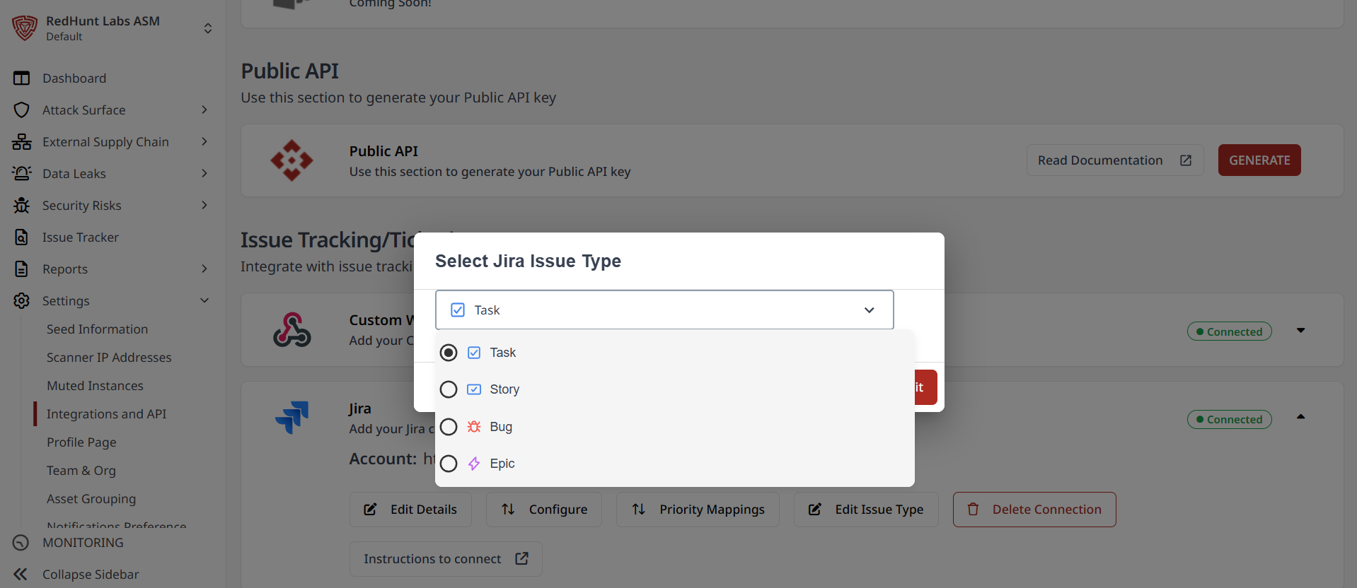 How to Integrate My Jira Account with RHL ASM Platform for Issue ...